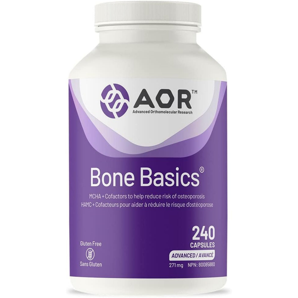 Improve Your Bone Health with AOR Bone Basics - 240 Capsules – CAFORIA.CA