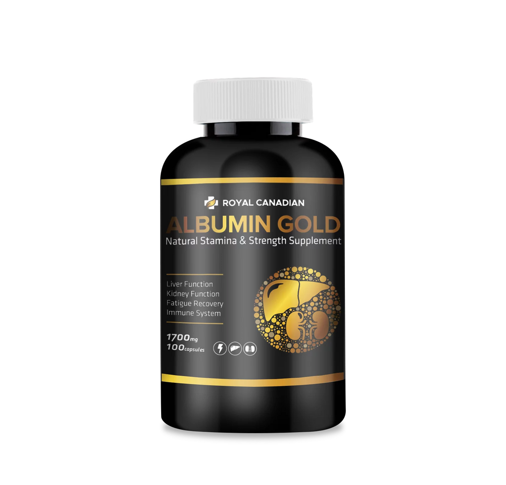 Royal Canadian Albumin Gold 1700mg 100 caps - Boost Your Health with ...