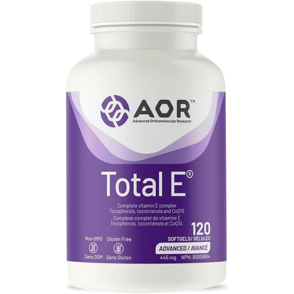 AOR Total E Complete Vitamin E Complex 120 Softgels – CAFORIA.CA
